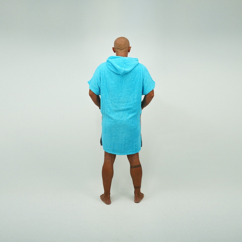 Surf Poncho Cotton Adult Hooded Towel, Beach Poncho, 100 % Cotton Swim ...