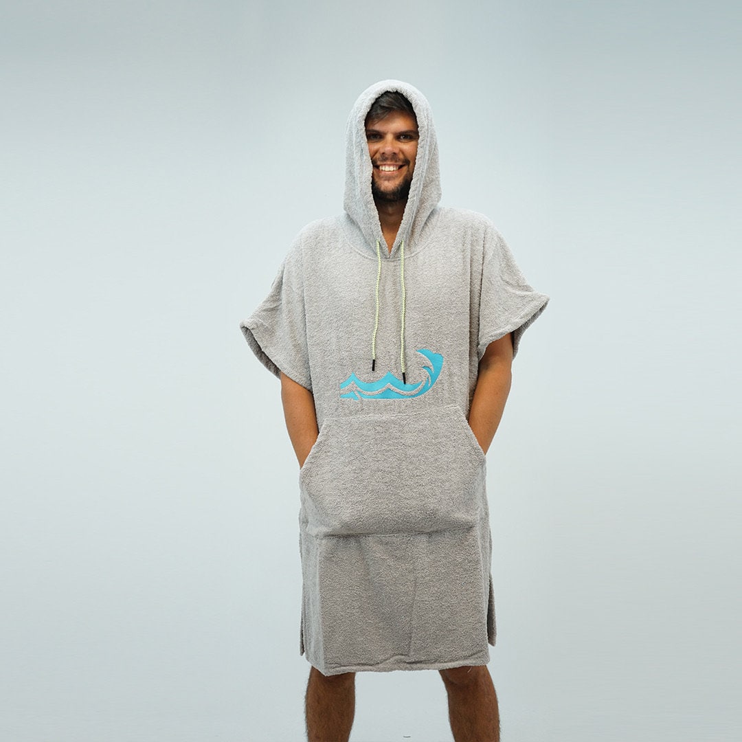 Surf Poncho Cotton Adult Hooded Towel, Beach Poncho, 100 % Cotton Swim ...
