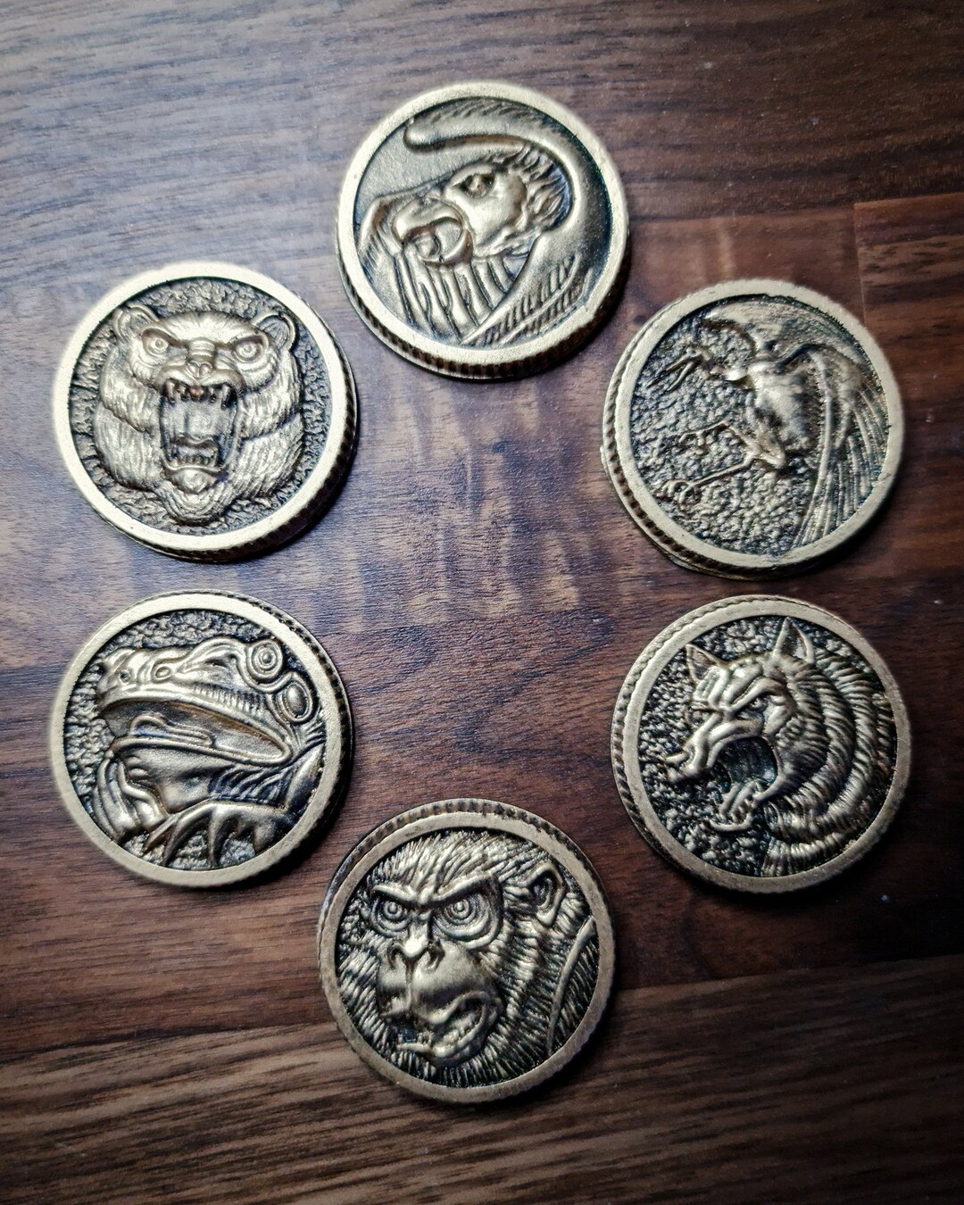 MMPR Ninjetti Power Coin Replica Set Power Rangers Cosplay - Etsy