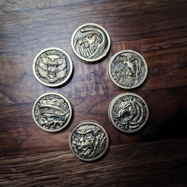 Power Rangers Falcon Power Coin - Etsy