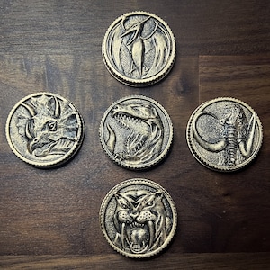 Power Rangers MMPR Original Power Coin Replica Set: Master Morpher ...
