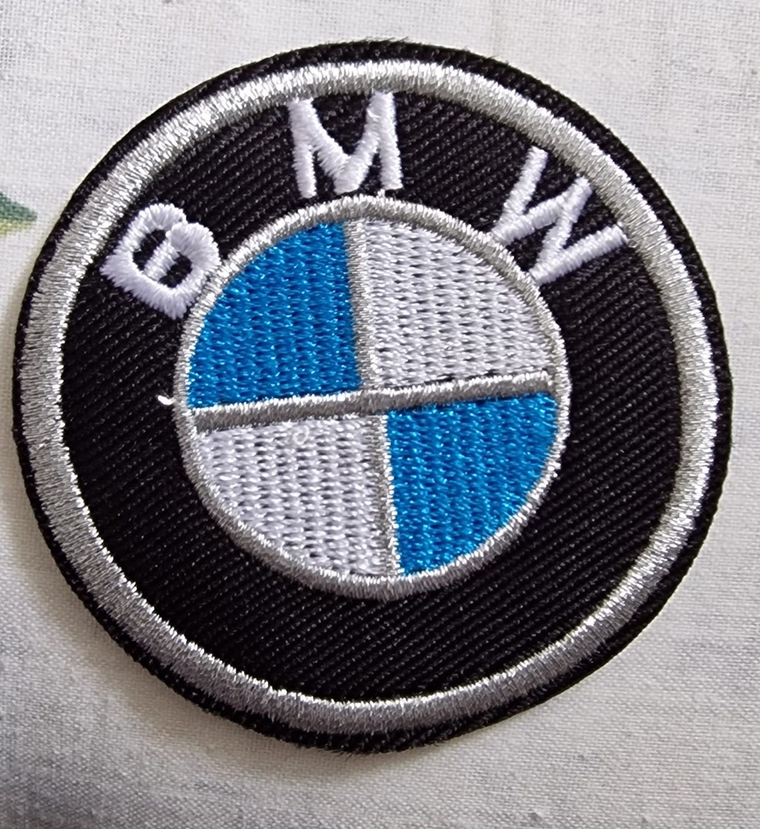 BMW Round/silver/blue Iron-on-sew-on Patch-logo - Etsy