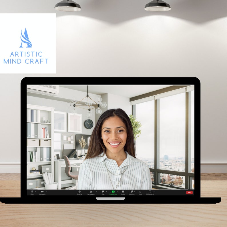 Virtual Background City View Zoom Background Home Office - Etsy