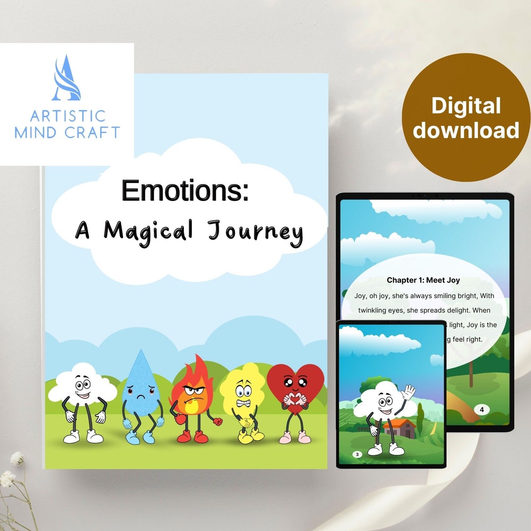 Book for Children Mental Health Kids Feeling Children Digital Book ...