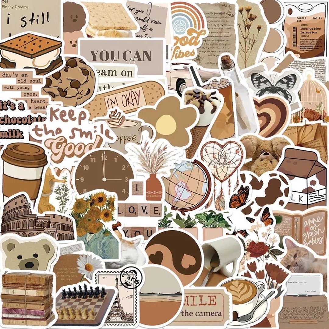Stickers Retro Art Vsco Vintage Stickers Aesthetic Cartoon Decals ...