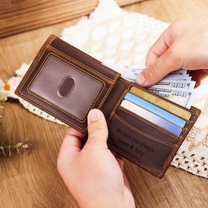 Personalized Wallet,mens Wallet,engraved Wallet,groomsmen Wallet ...