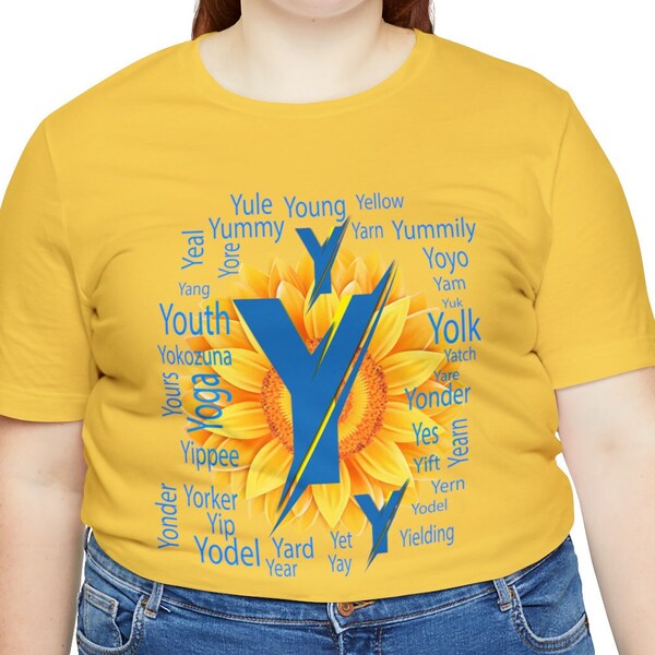 Alphabet Y Shirt - Etsy