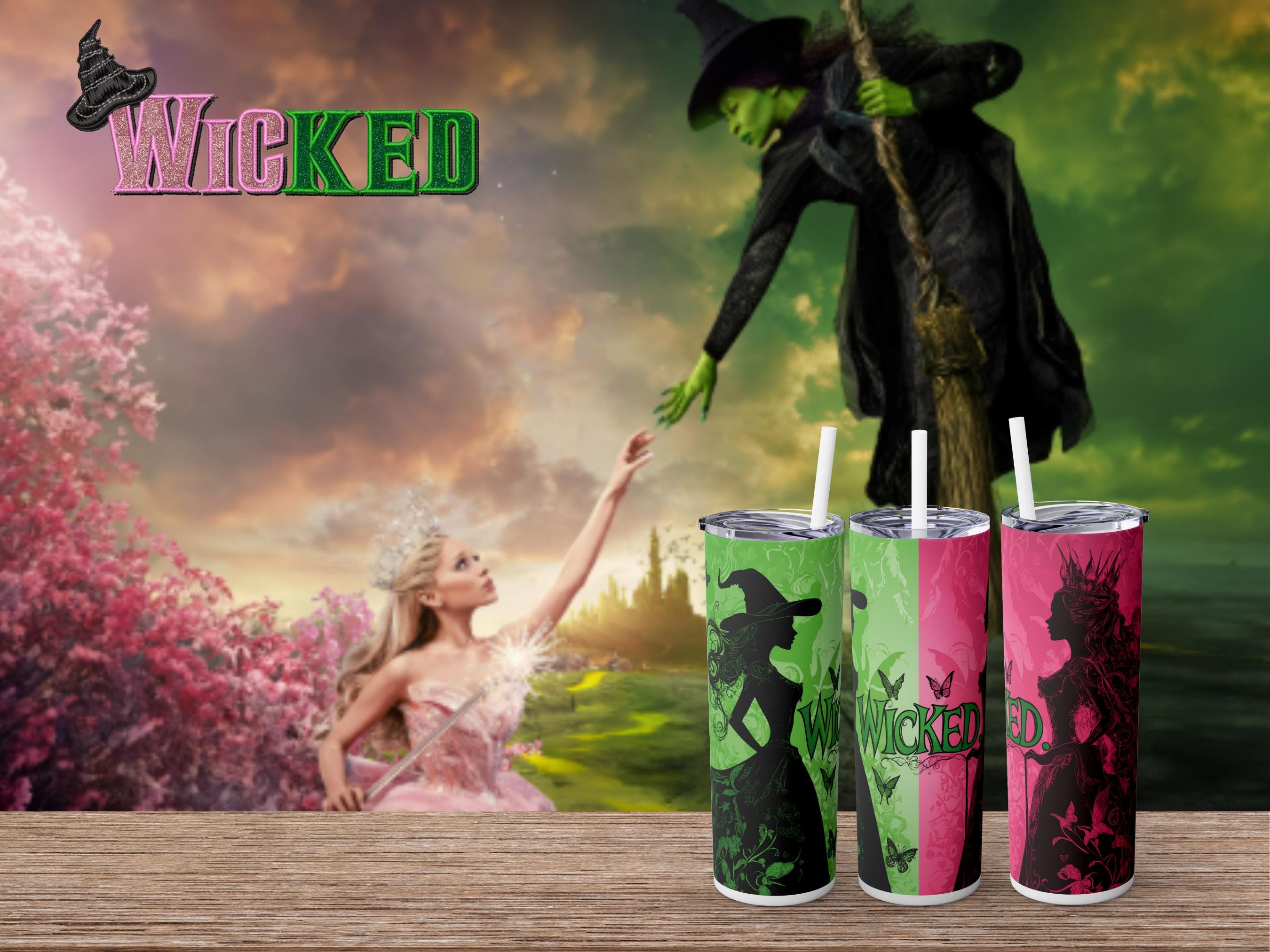 Wicked Tumbler Green and Pink Oz-inspired Perfect for Broadway Fans ...