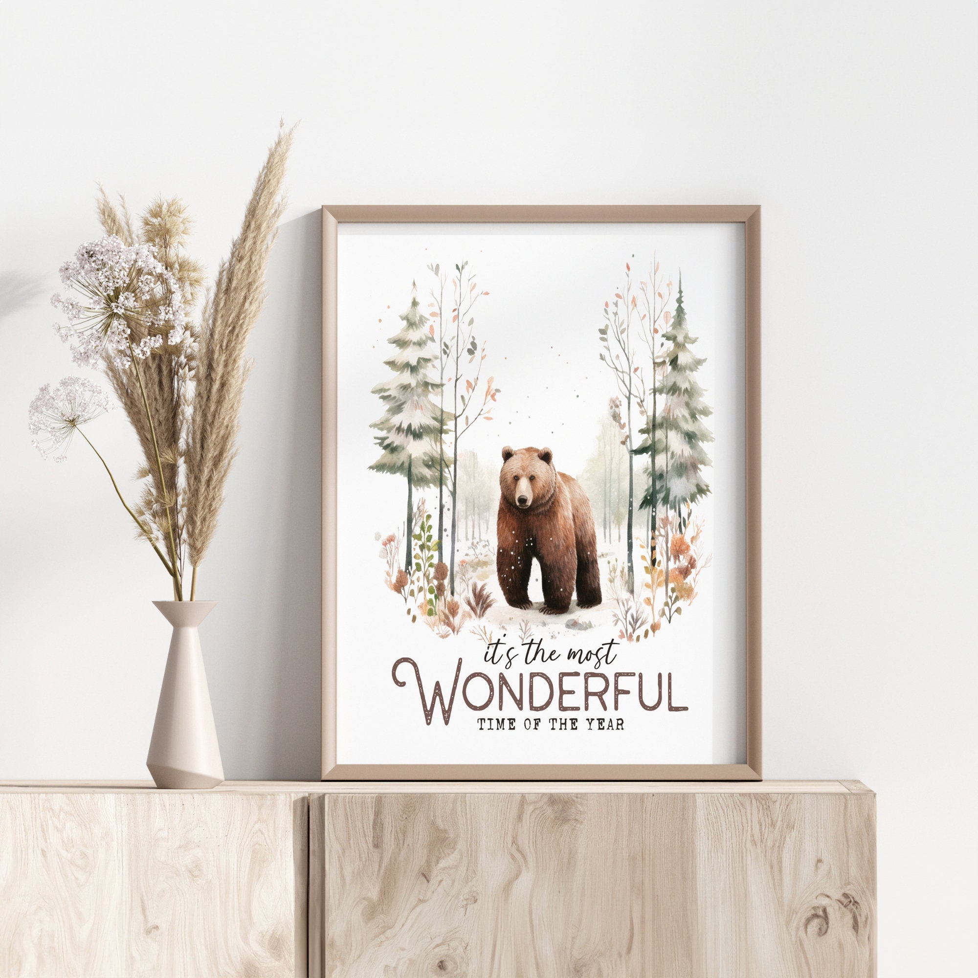 Winter Inspirational Quotes Wall Art Print Boho Affirmation Decor ...
