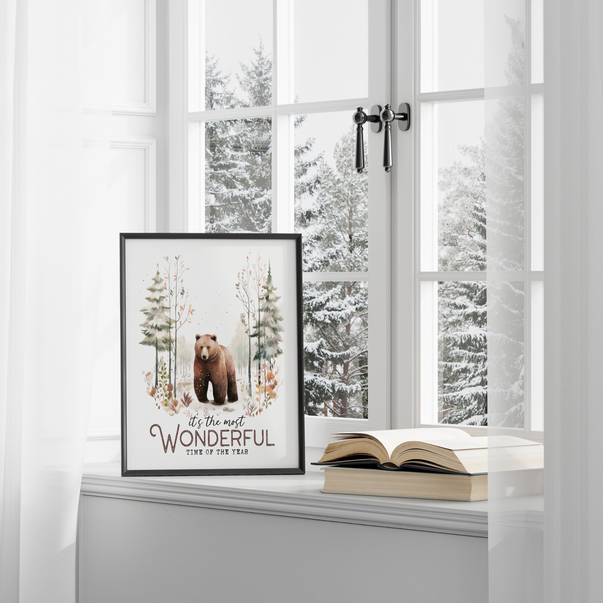 Winter Inspirational Quotes Wall Art Print Boho Affirmation Decor ...