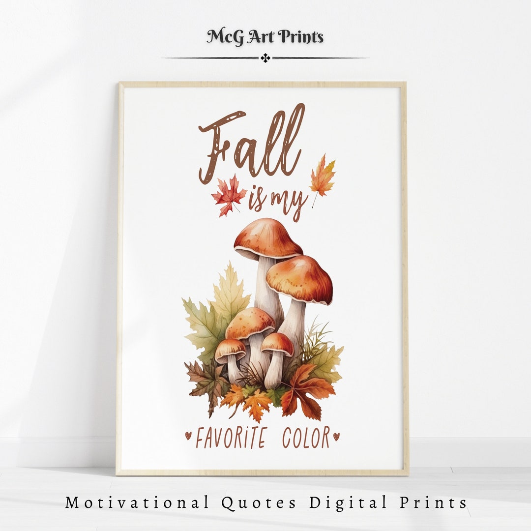 Fall Inspirational Quotes Wall Art Autumn Affirmation Decor - Etsy