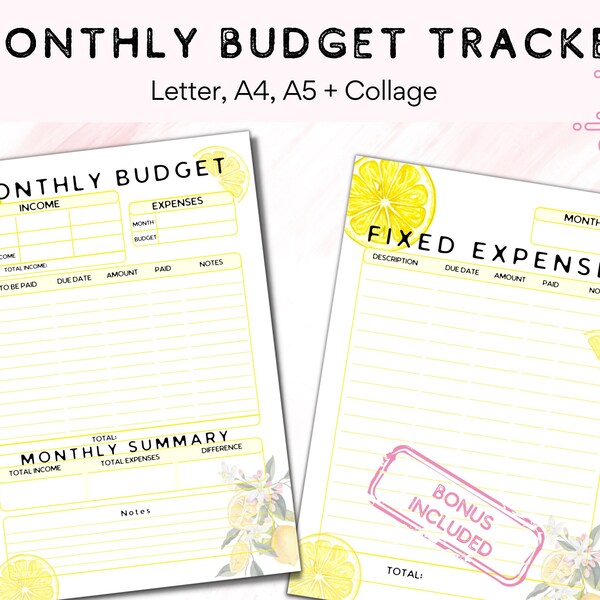 Fixed Expenses - Etsy