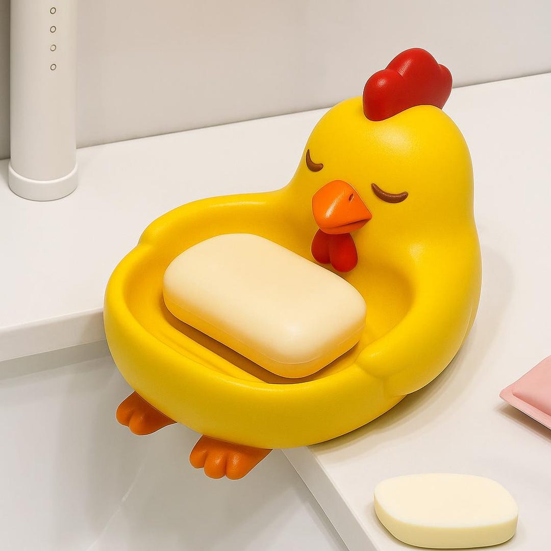 Chicken Soap Holder STL File 3D Printed Farmhouse Decor Digital ...