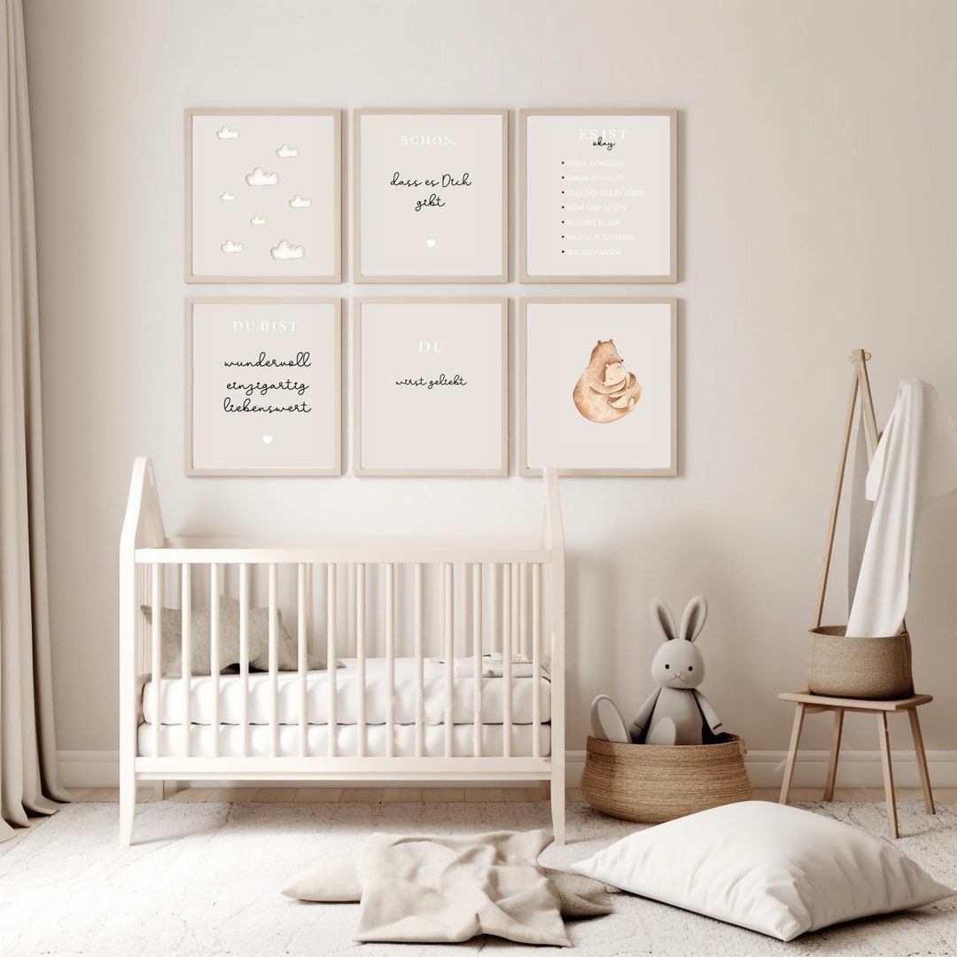 6 POSTERS Children's Room, Classroom Decoration, for Printing ...