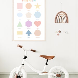 Shapes POSTER Nursery, Classroom Decor, Printable, Playroom Decor ...