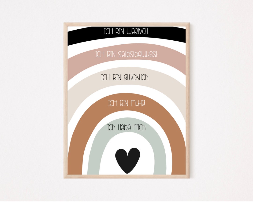 Affirmations POSTER Nursery Classroom Decor Printable - Etsy