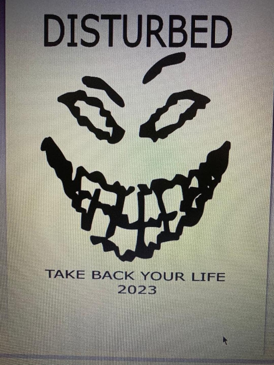 Cool Disturbed Face SVG! - Etsy