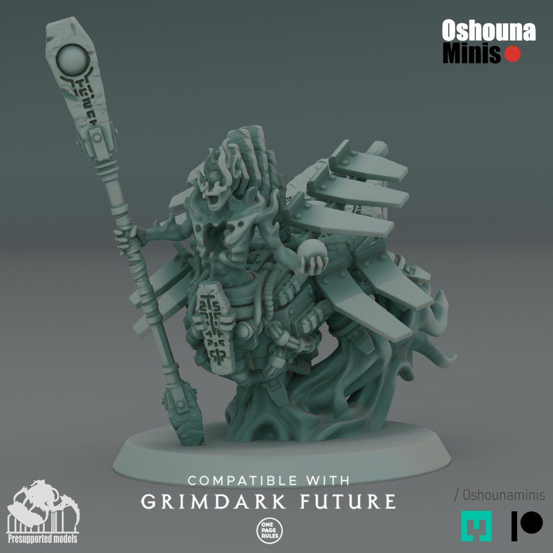 Doomed Empire - Emperor of Destruction Resin Miniature: 28-32mm ...