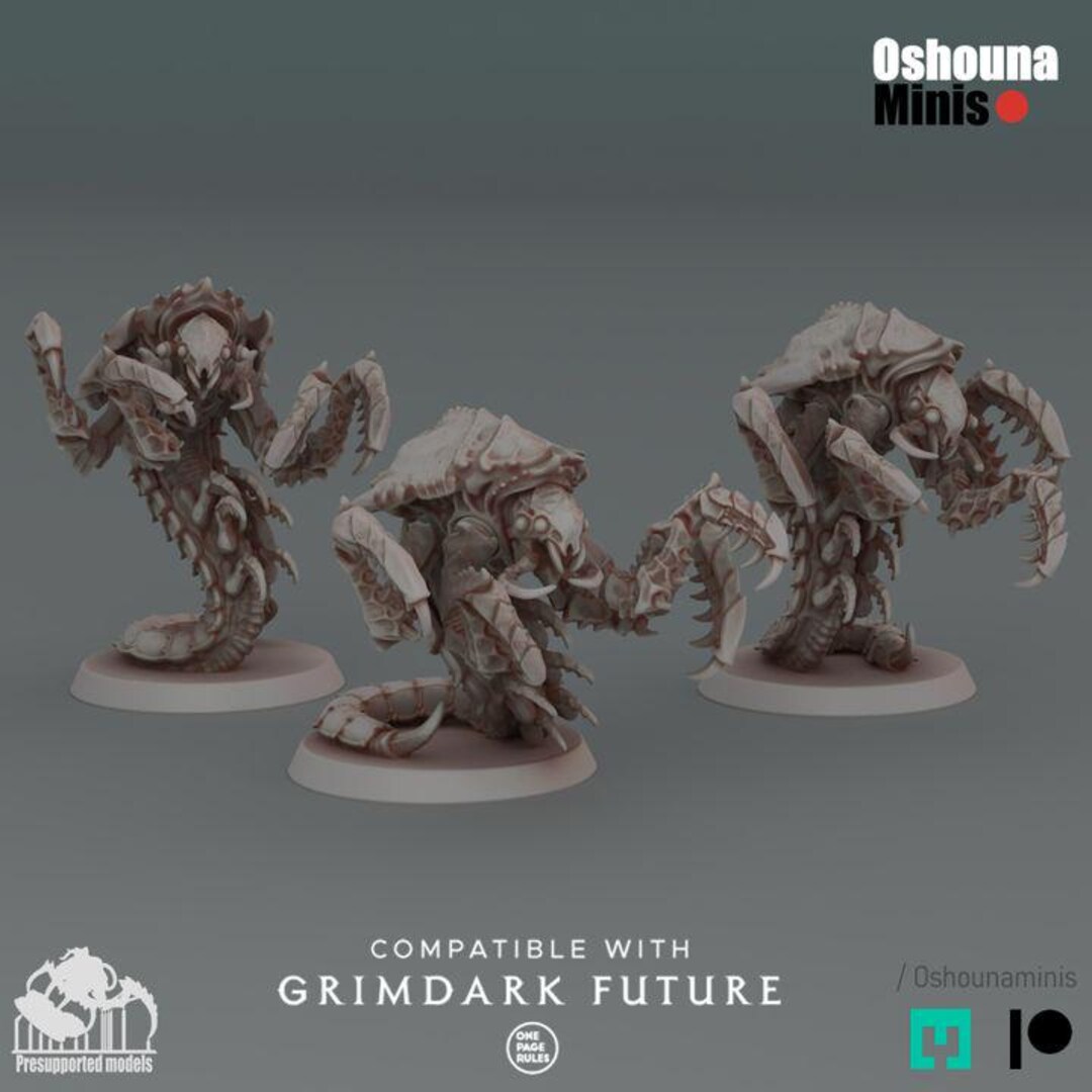 Deep Hive - Ravenous Shrimp | 32mm Alien Hives Proxies for Sci-fi ...