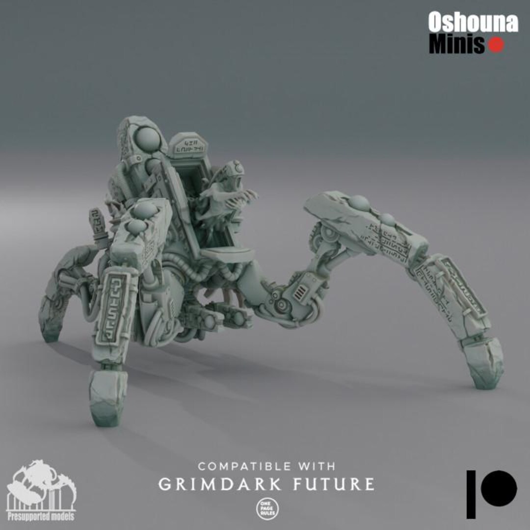 Doomed Empire Walking Tomb | 32mm Scale Robot Legions Proxies for ...