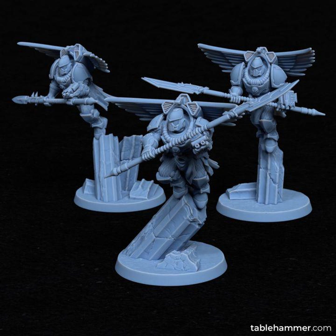 Pegasus Assault Squad: Golden Super Soldier Elite Miniatures ...