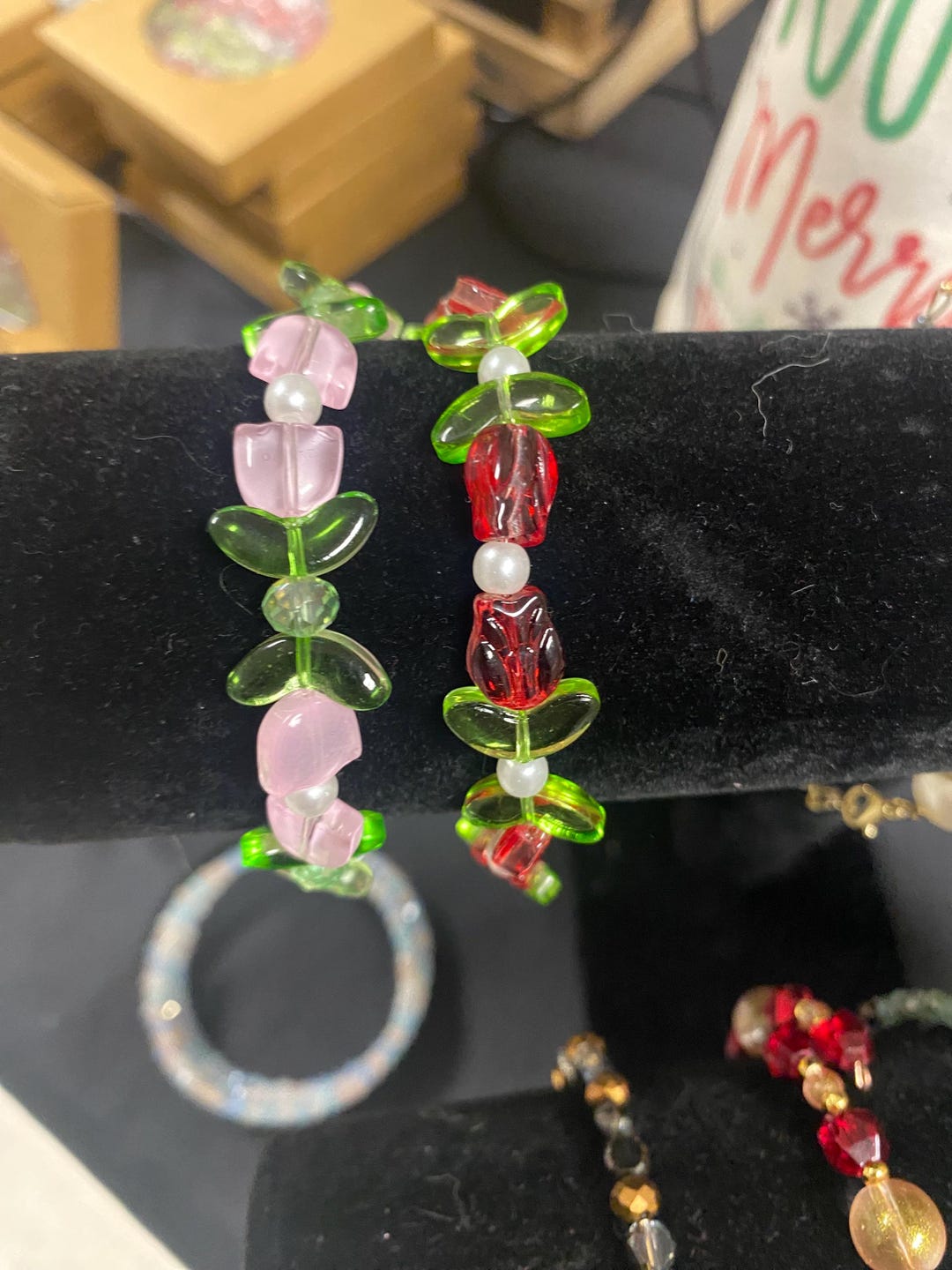 Beaded Cottagecore Flower Bracelet - Etsy
