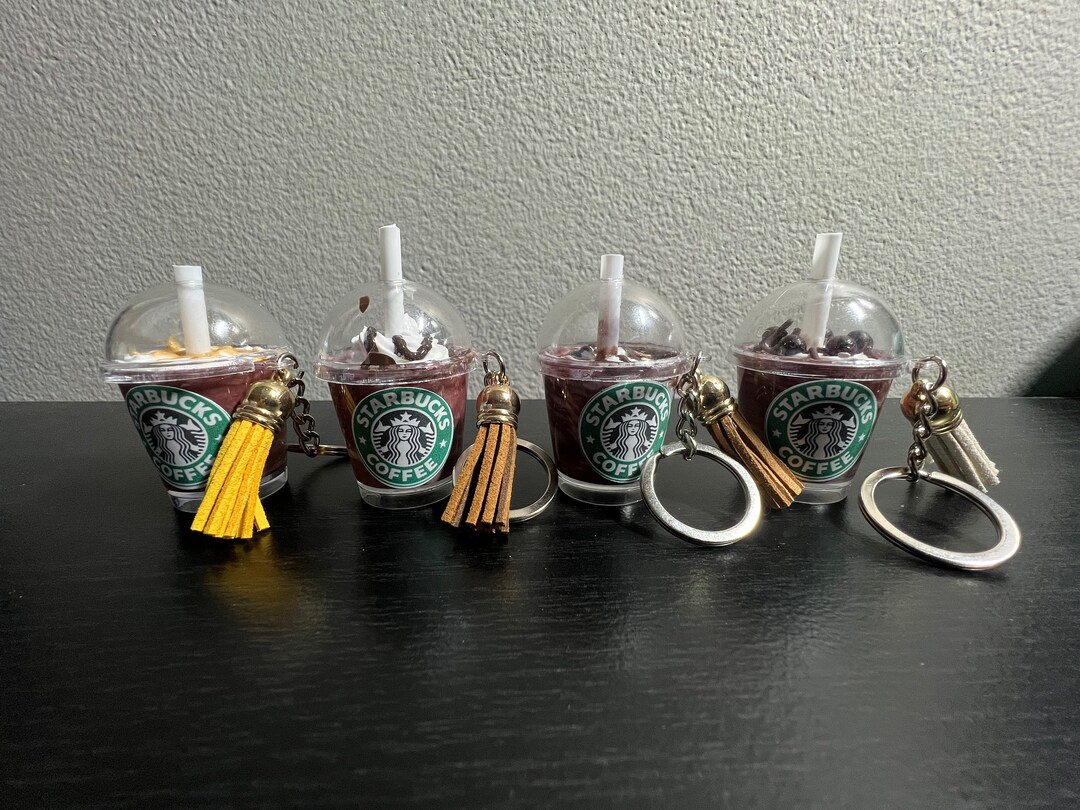 Starbucks Drink Cup Keychains - Etsy