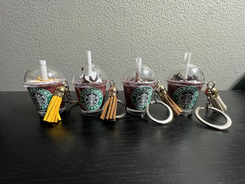 Starbucks Drink Cup Keychains - Etsy