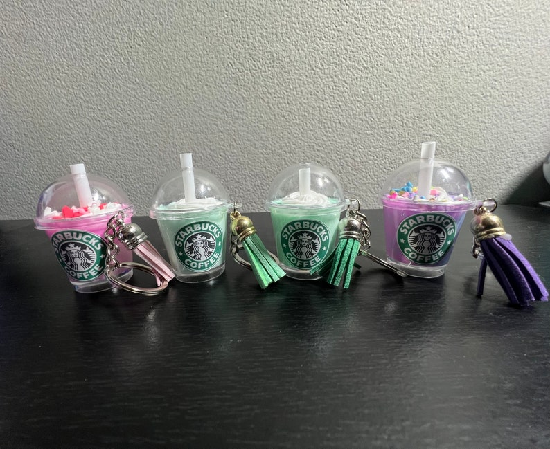 Starbucks Drink Cup Keychains - Etsy