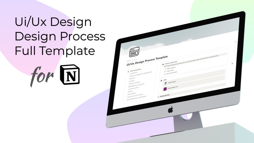 Complete Notion Ui/ux Design Process Template - Etsy