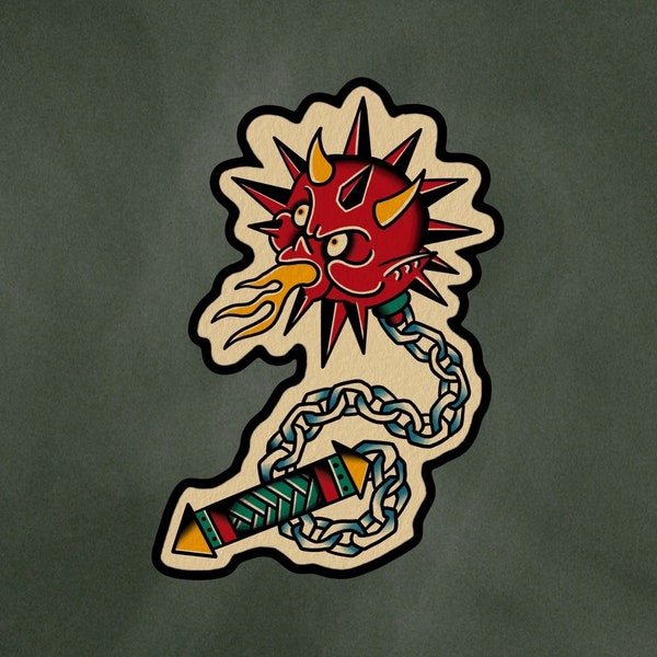 Traditional Tattoo Flash - Etsy