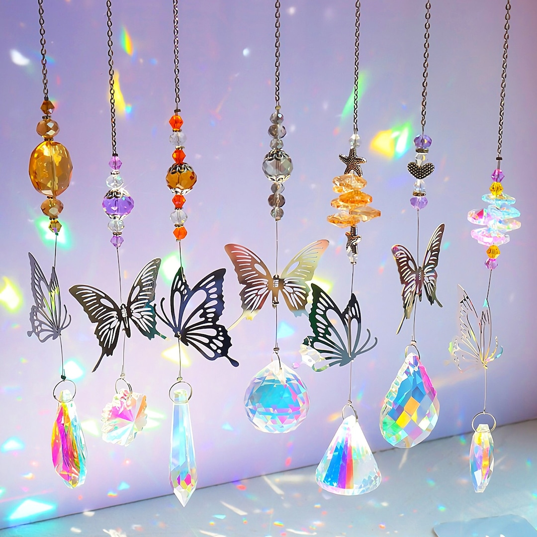 Crystal Light Catcher, Sun Catchers, Window Hanging Rainbow Maker, Sun ...
