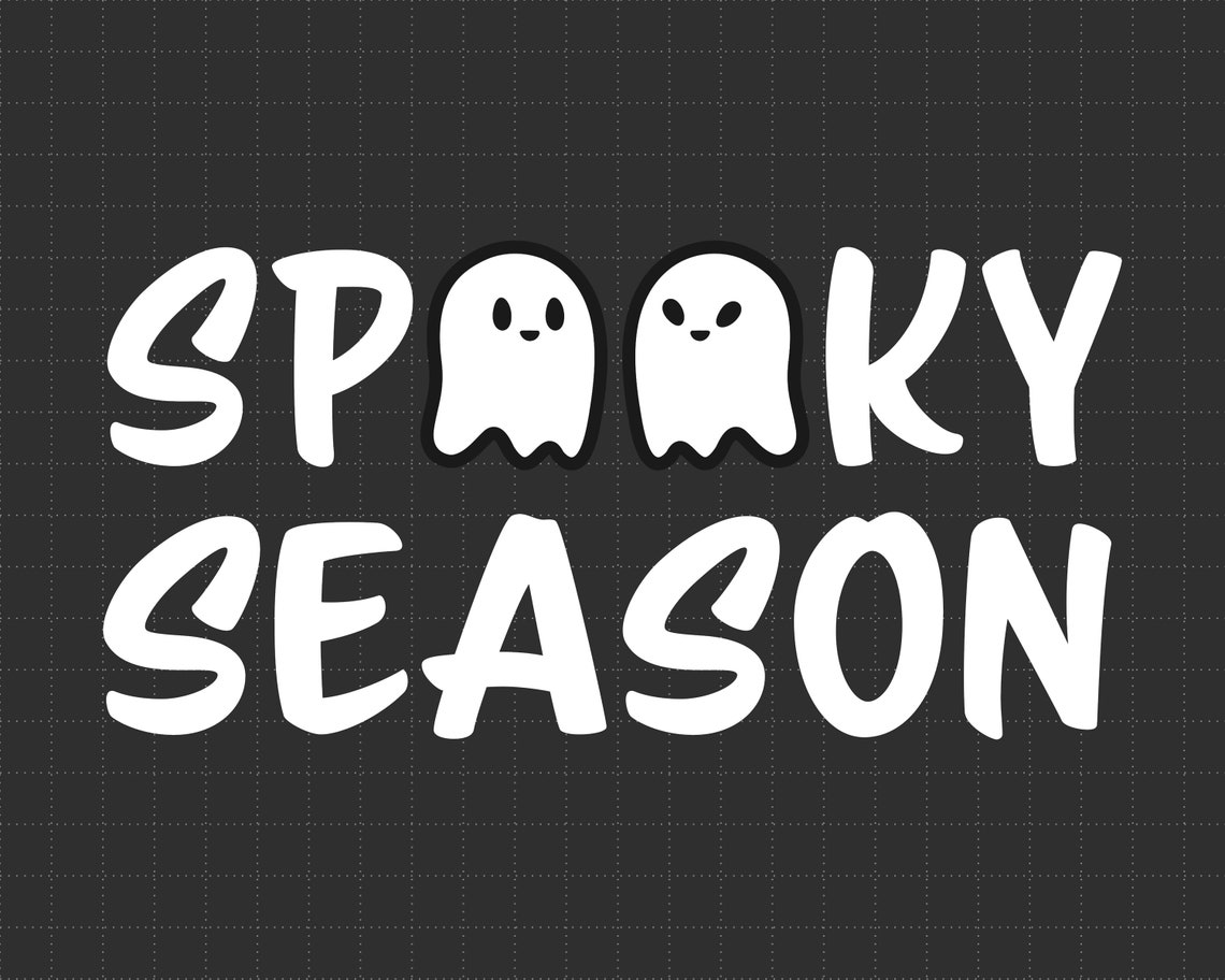 Spooky Season Svg Halloween Spooky Season Ghost Trick or - Etsy