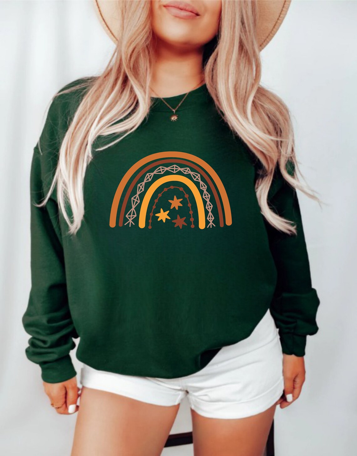 Boho Rainbow Bundle Rainbow Clipart Pastel Rainbow Svg Boho - Etsy