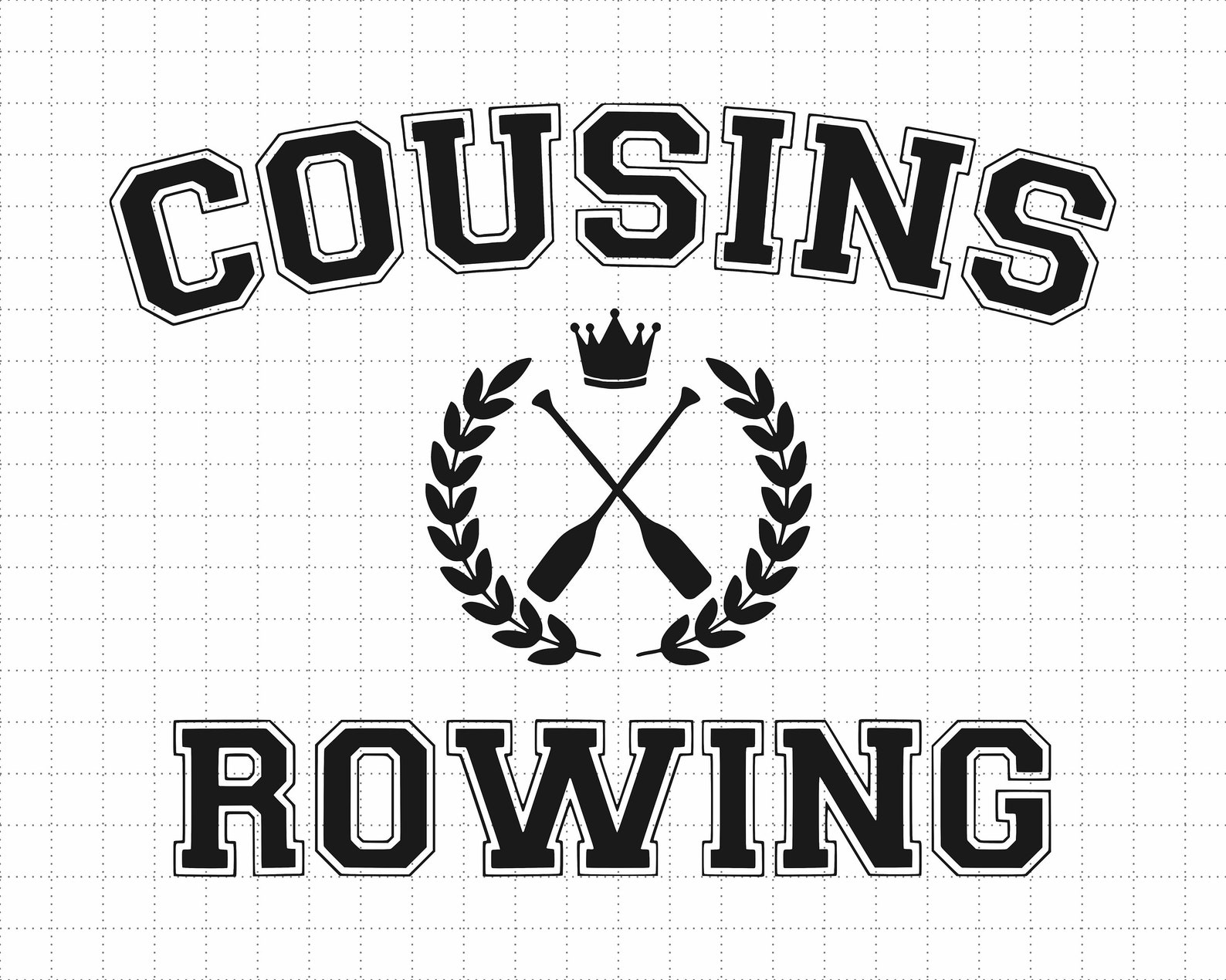 Cousins Rowing Svg, the Summer I Turned Pretty, Cousin Beach Png, Crew ...
