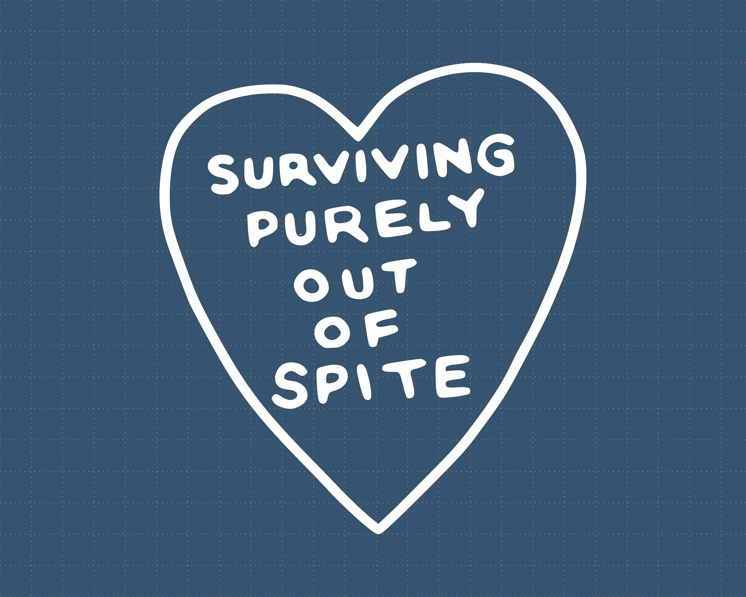 Surviving Purely Out of Spite Svg Design for T-shirt, Shirt Funny - Etsy