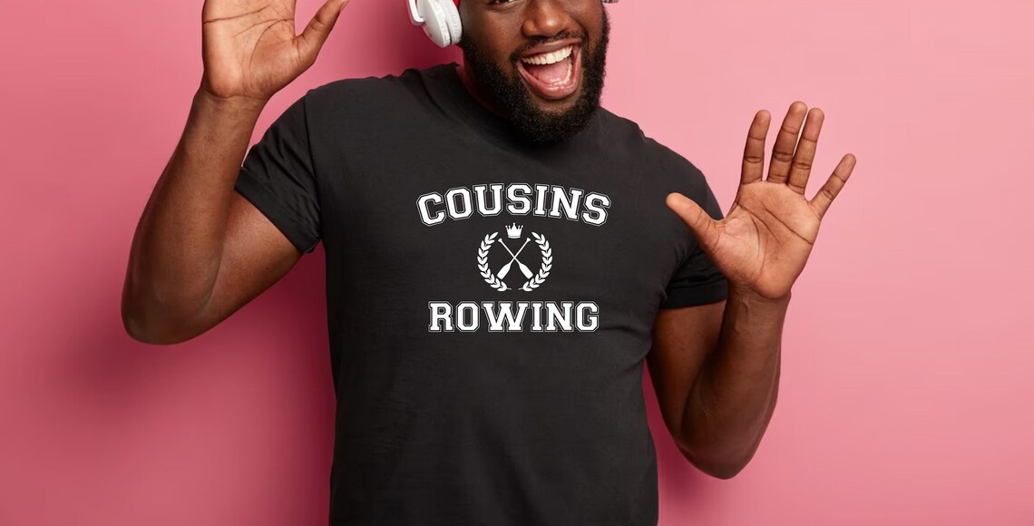 Cousins Rowing Svg the Summer I Turned Pretty Cousin Beach - Etsy