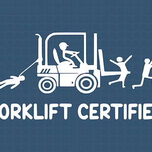 Funny Forklift Operator Forklift Certified Retro Vintage Svg, Svg Files ...