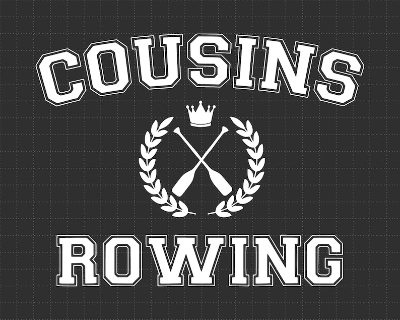 Cousins Rowing Svg, the Summer I Turned Pretty, Cousin Beach Png, Crew ...