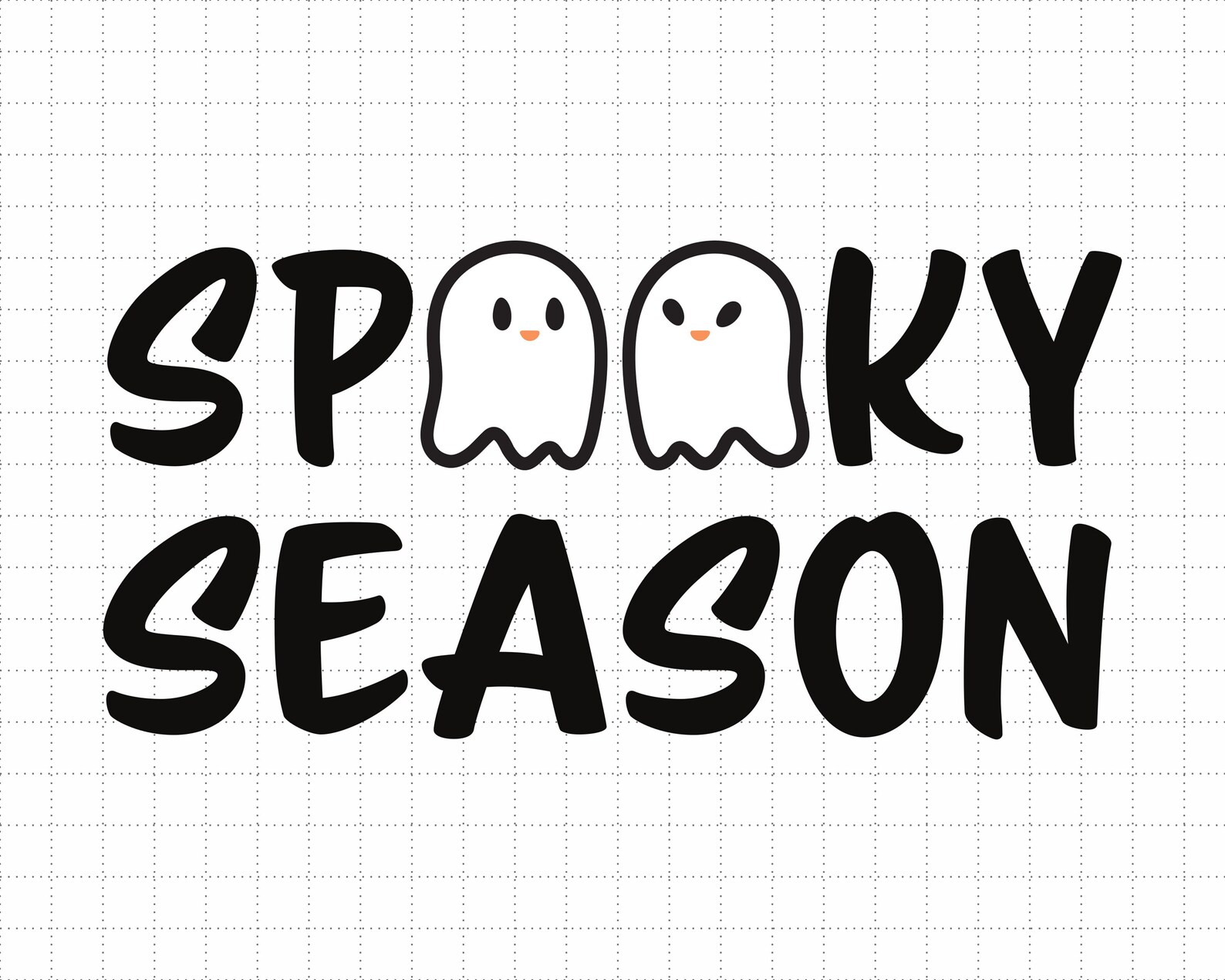 Spooky Season Svg Halloween Spooky Season Ghost Trick or - Etsy
