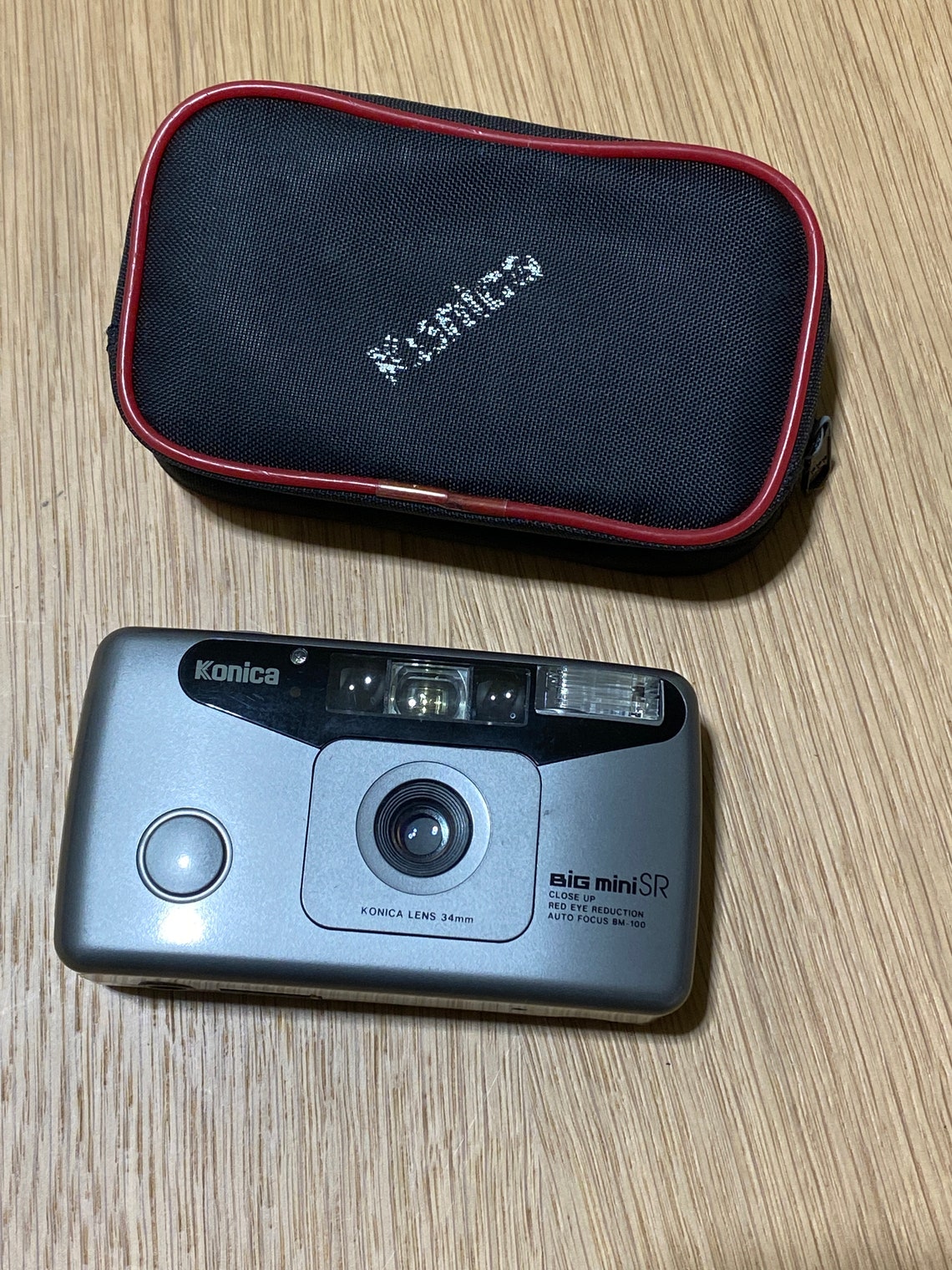 Konica Big Mini SR 35mm Compact Camera With 34mm F3.5 Lens, Auto Focus ...