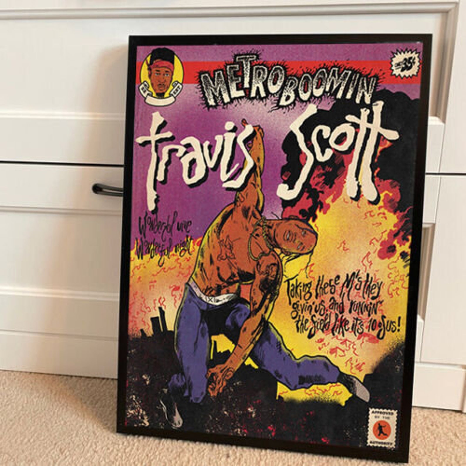 Travis Scott & Metro Boomin Comic Poster INSTANT DOWNLOAD - Etsy