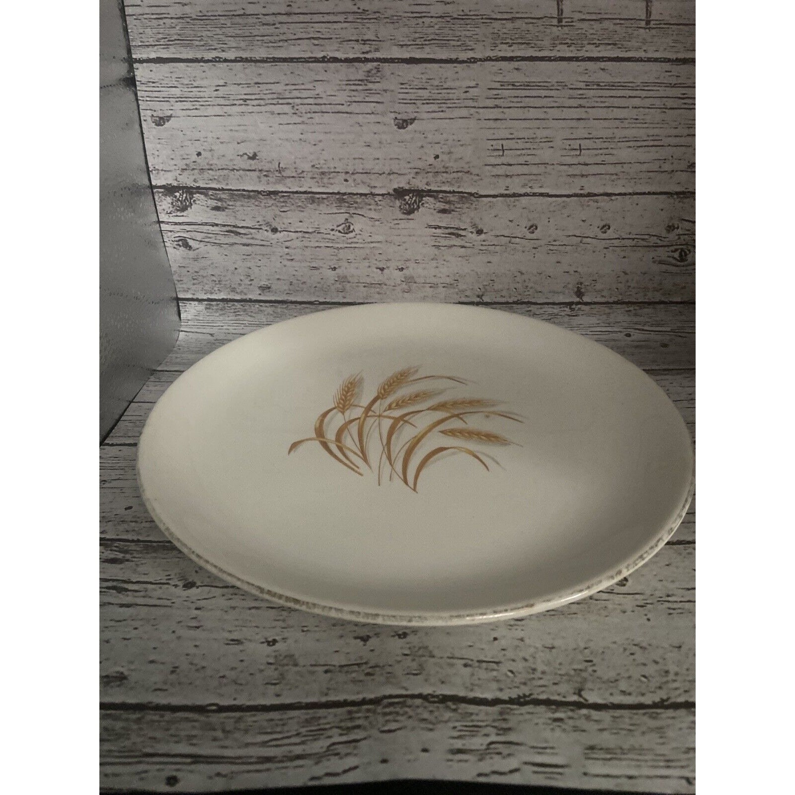Vintage Golden Wheat Pattern 22K Gold Ovenproof 9.25 Dishes Set of 3 ...