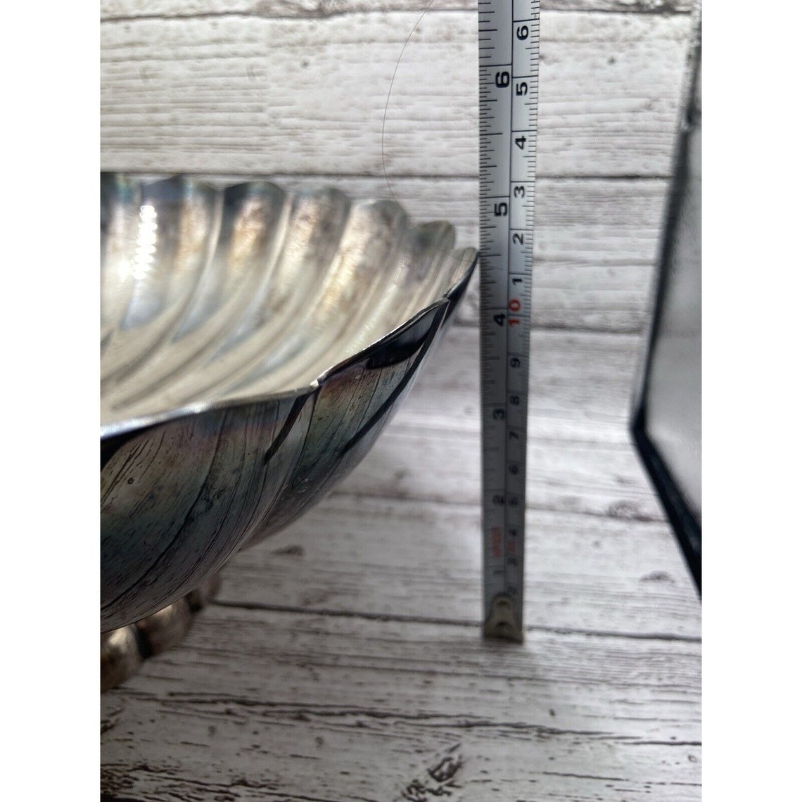 Large Vtg Reed & Barton Silverplate Oval Fluted Centerpiece/serving ...