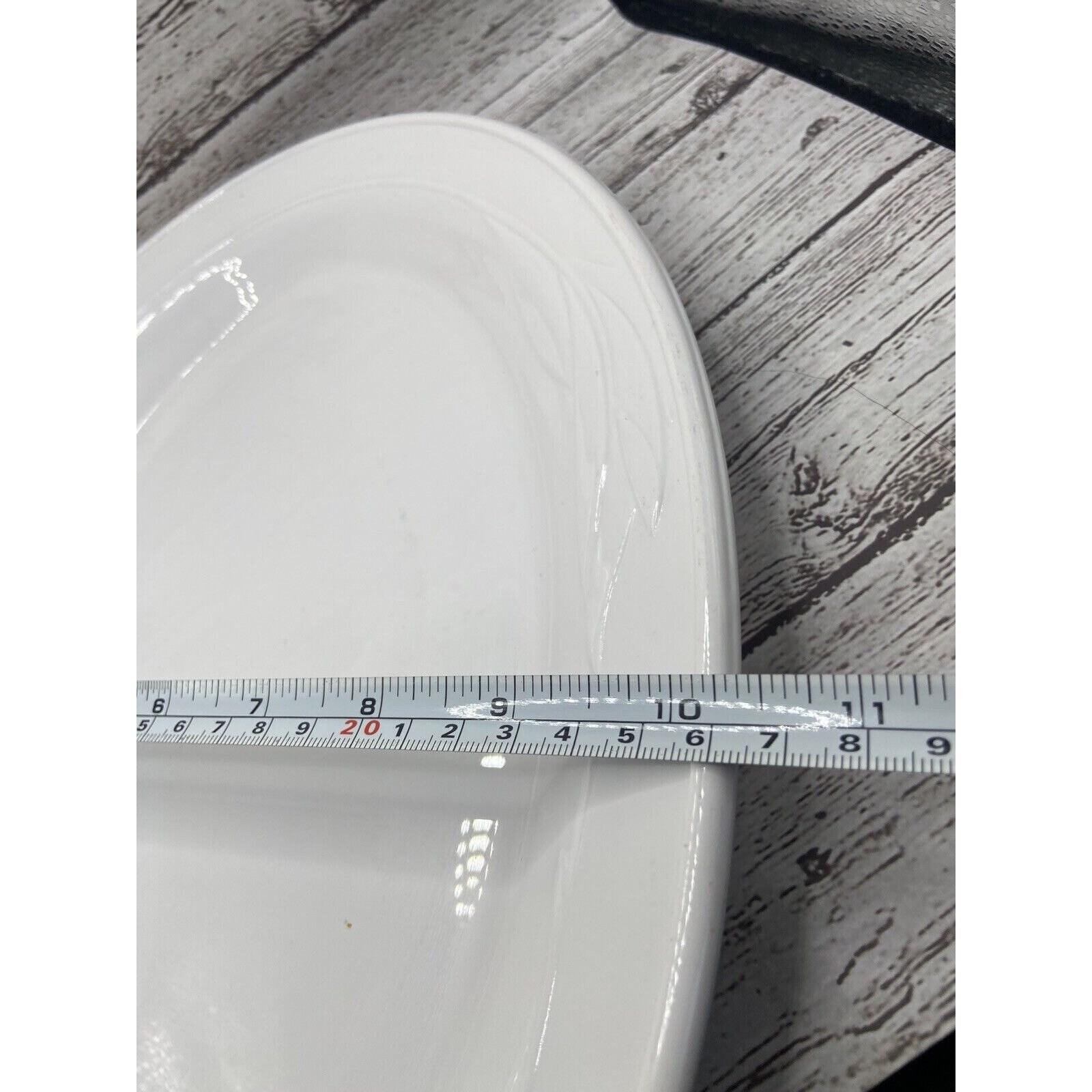 Corning Ware Serving Platter Oval Casual Elegance 14 X 10 White Floral ...