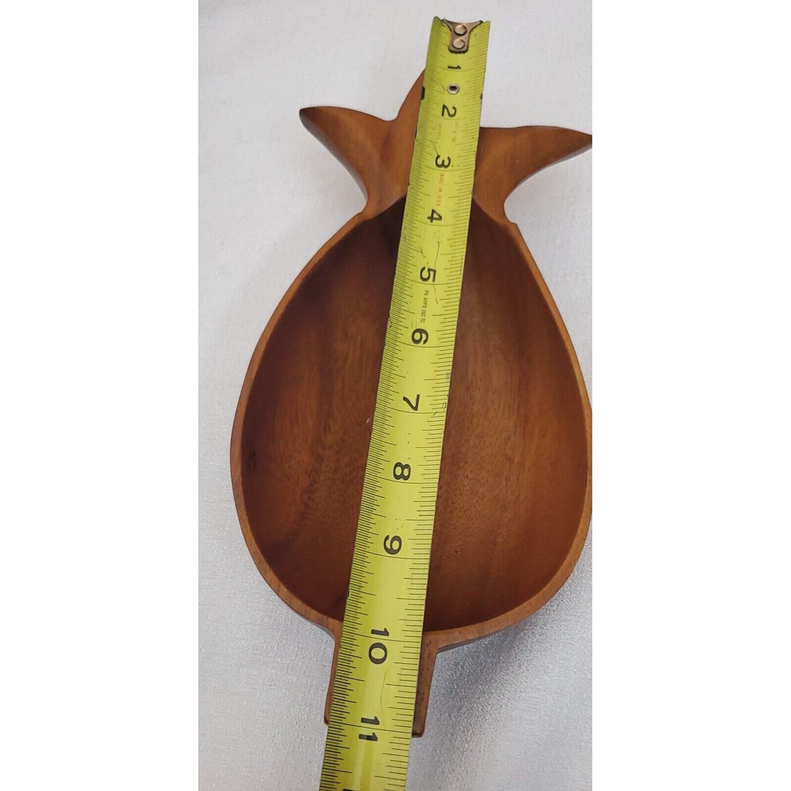 Monkey Pod Pineapple Shaped Wood Bowl From the Philippines Fun Serving ...