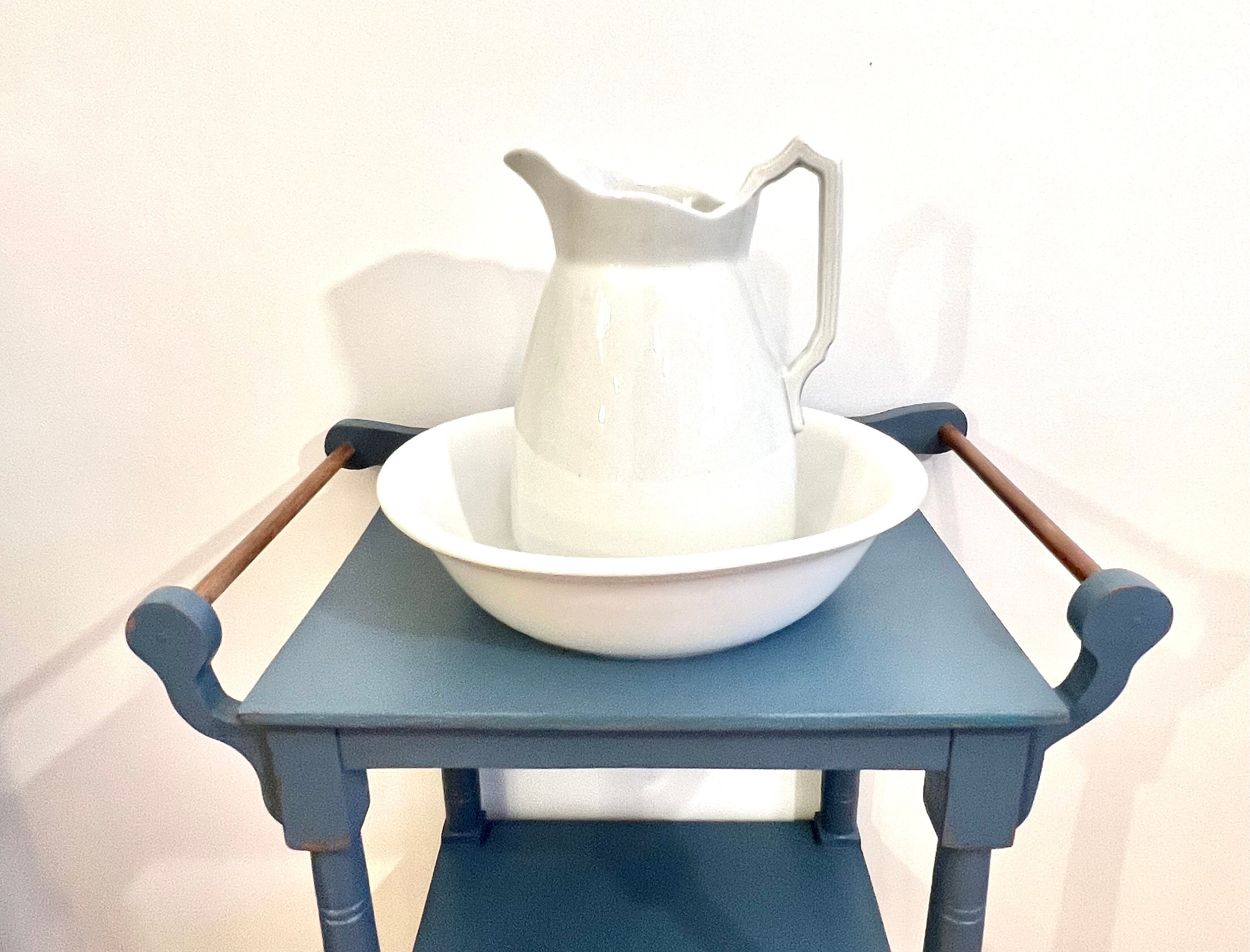 Antique Stunning Washstand W/included Bowl & Pitcher - Etsy