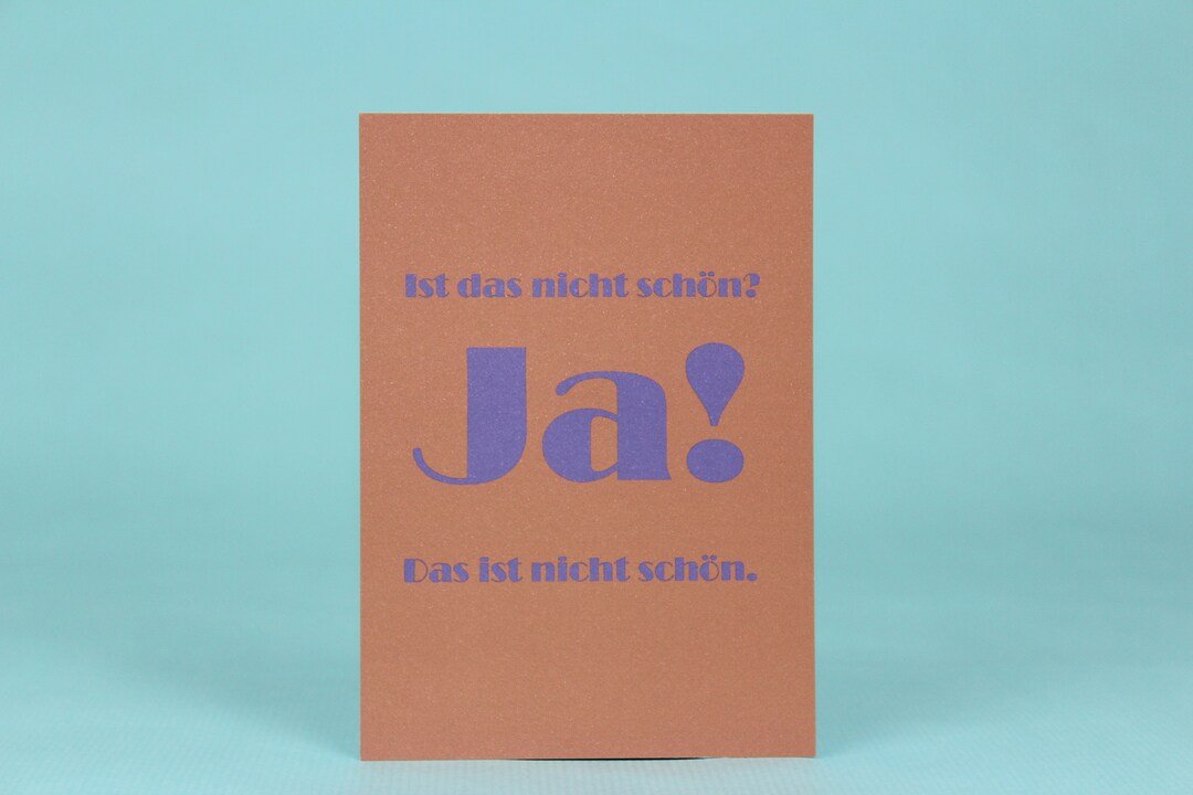 Postcard Isn't That Nice YES That's Not Nice. - Etsy
