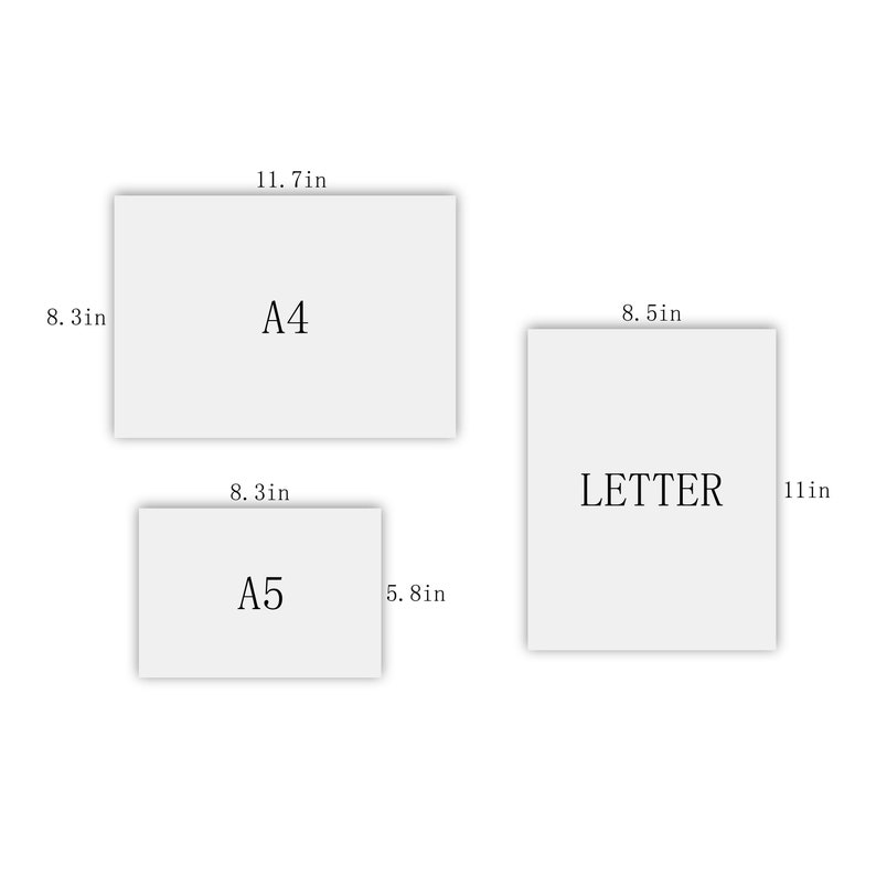 Ruled Graph Paper | Graph Paper Bundle | 10 Squares per Centimeter | A4 ...