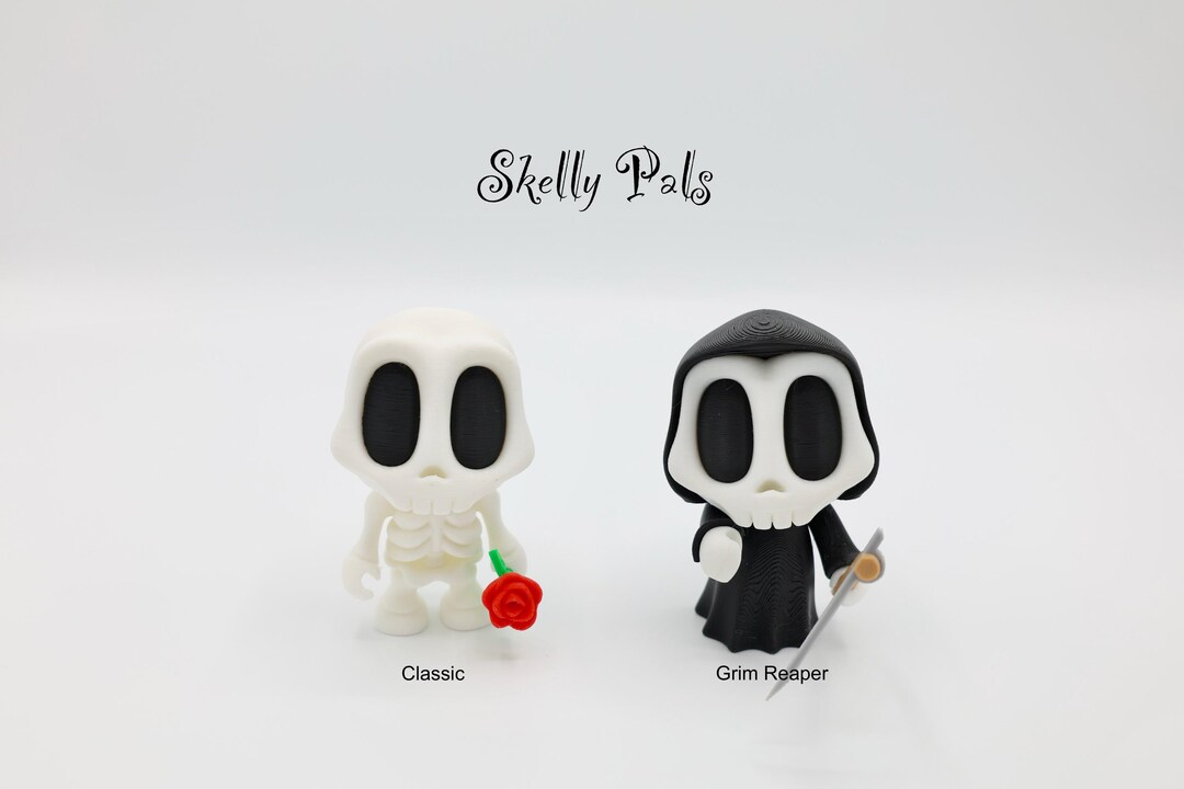 Skelly Pals – Posable Skeleton Toys | 3D Printed Halloween Figures ...